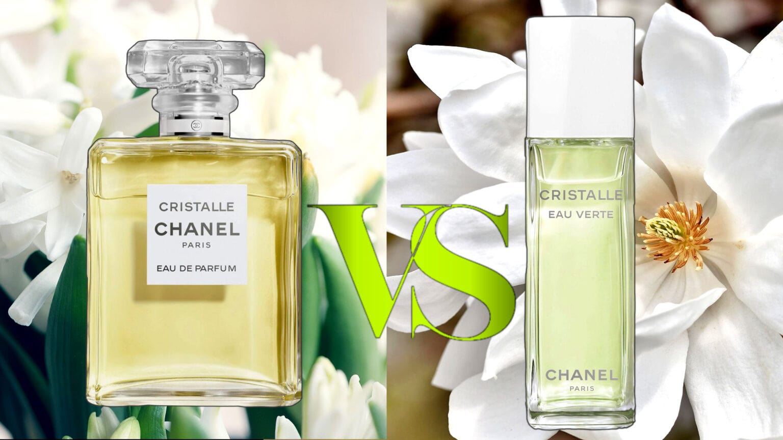 Chanel Cristalle vs Cristalle Eau Verte: Clean & Green Sophistication ...